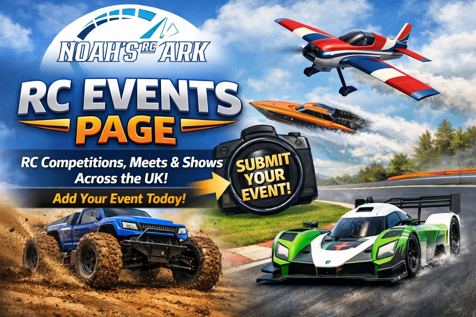 RC Events UK | Radio Control Competitions, Meets & Shows | Noahs RC Ark