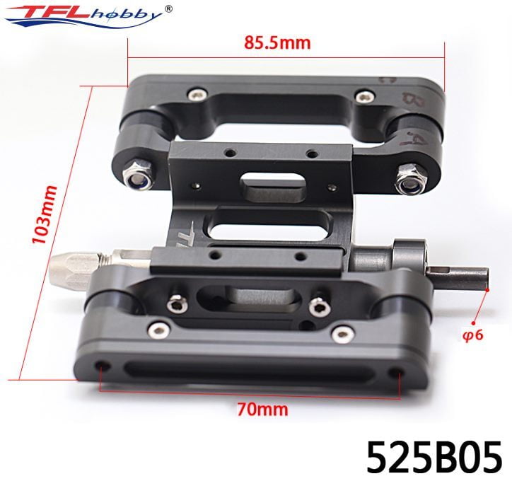 TFL FSR-O, V 3.5cc Reduction Engine Mount (Full Assembly) – RC cars ...