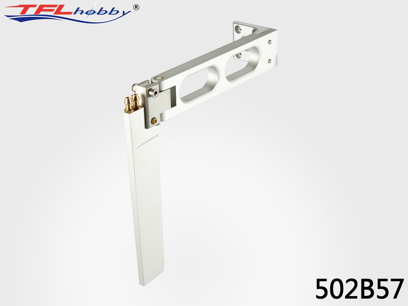 TFL Aluminium 165mm Rudder w/Dual Pickup – RC boats Part | Noah's RC Ark