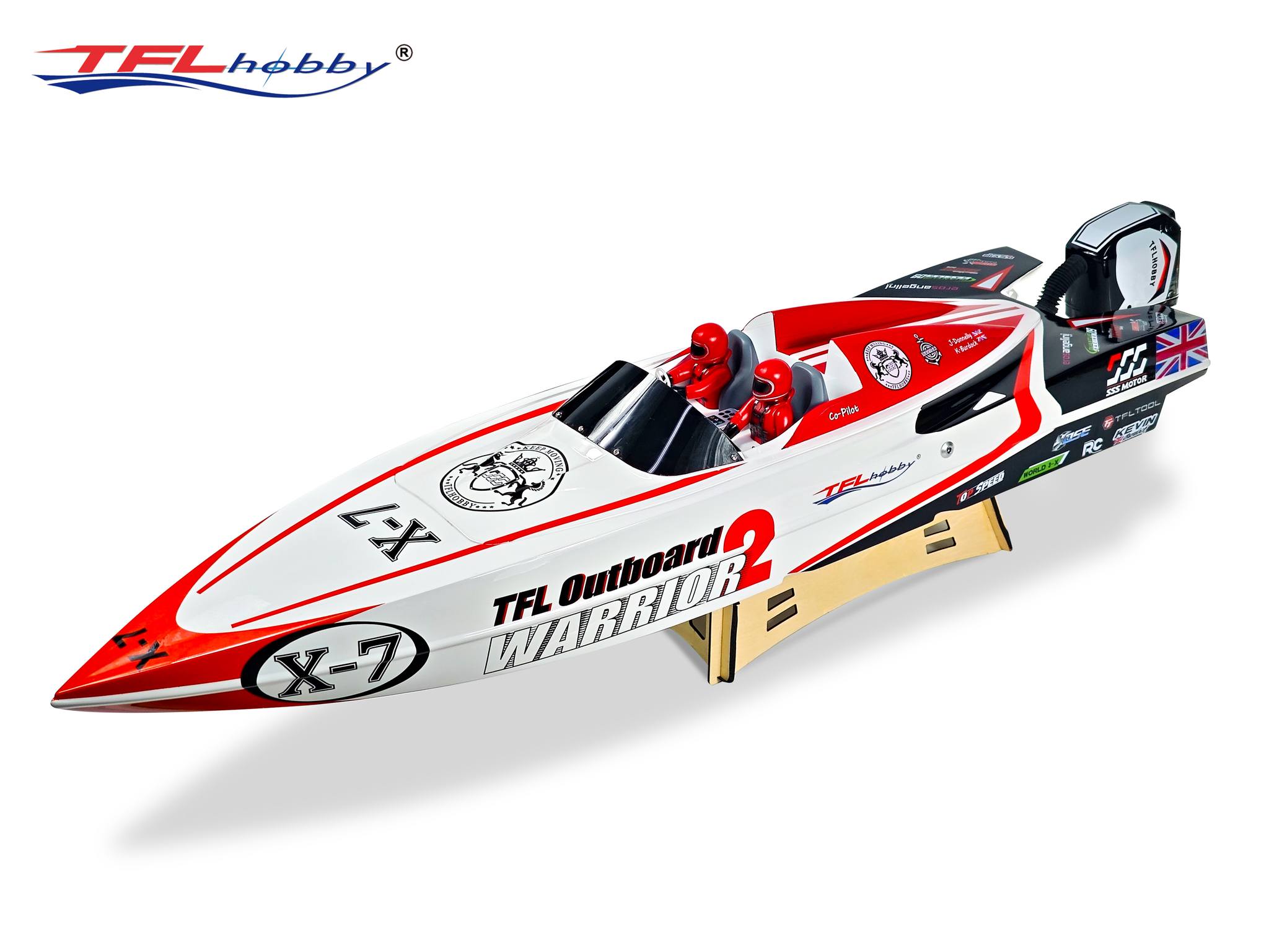 TFL P2 Warrior Hull & Hatch – P1 Superstock Quantum Racing RC Boat ...