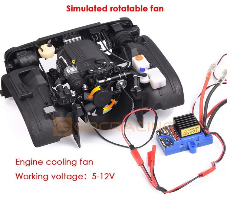GRC Defender Scale Engine Bay – RC models Part | Noah's RC Ark