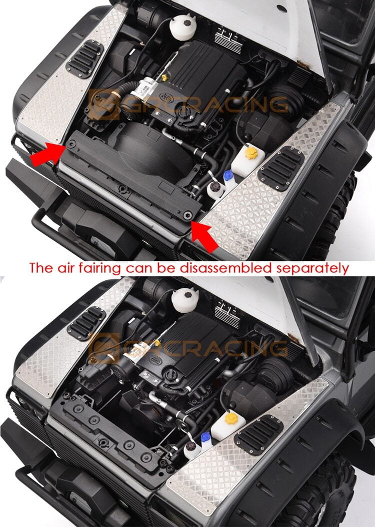 GRC Defender Scale Engine Bay – RC models Part | Noah's RC Ark