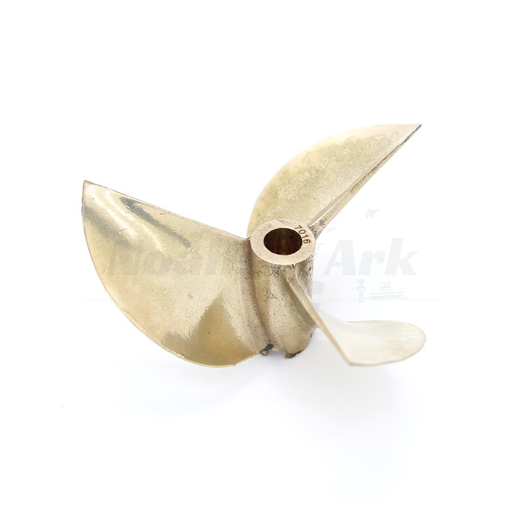 TFL 70mm 3 Blade Copper Propeller 1.6" Pitch (6.35mm,1/4")