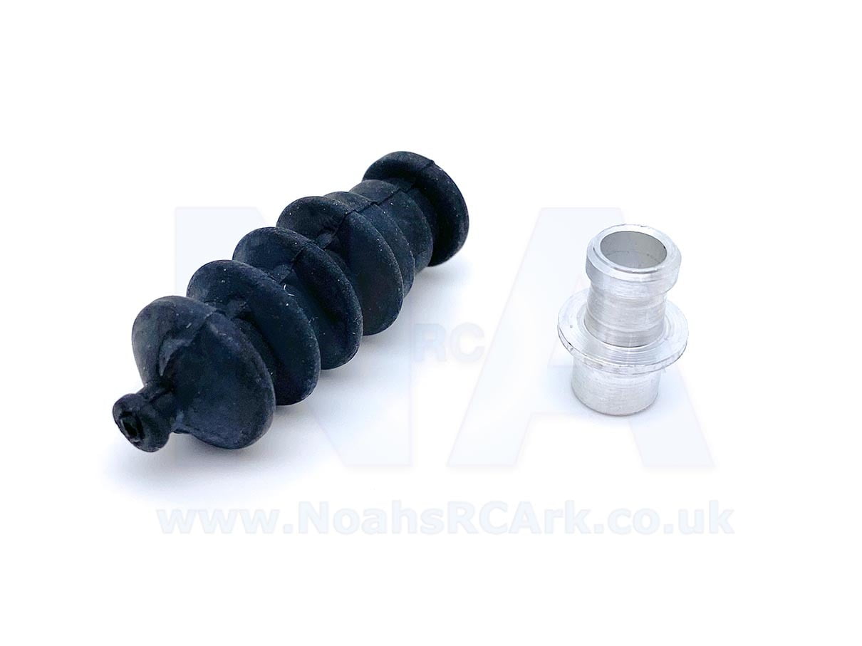 Rubber Bellow (37mm) w/Aluminium Fitting – RC boats Part | Noah's RC Ark