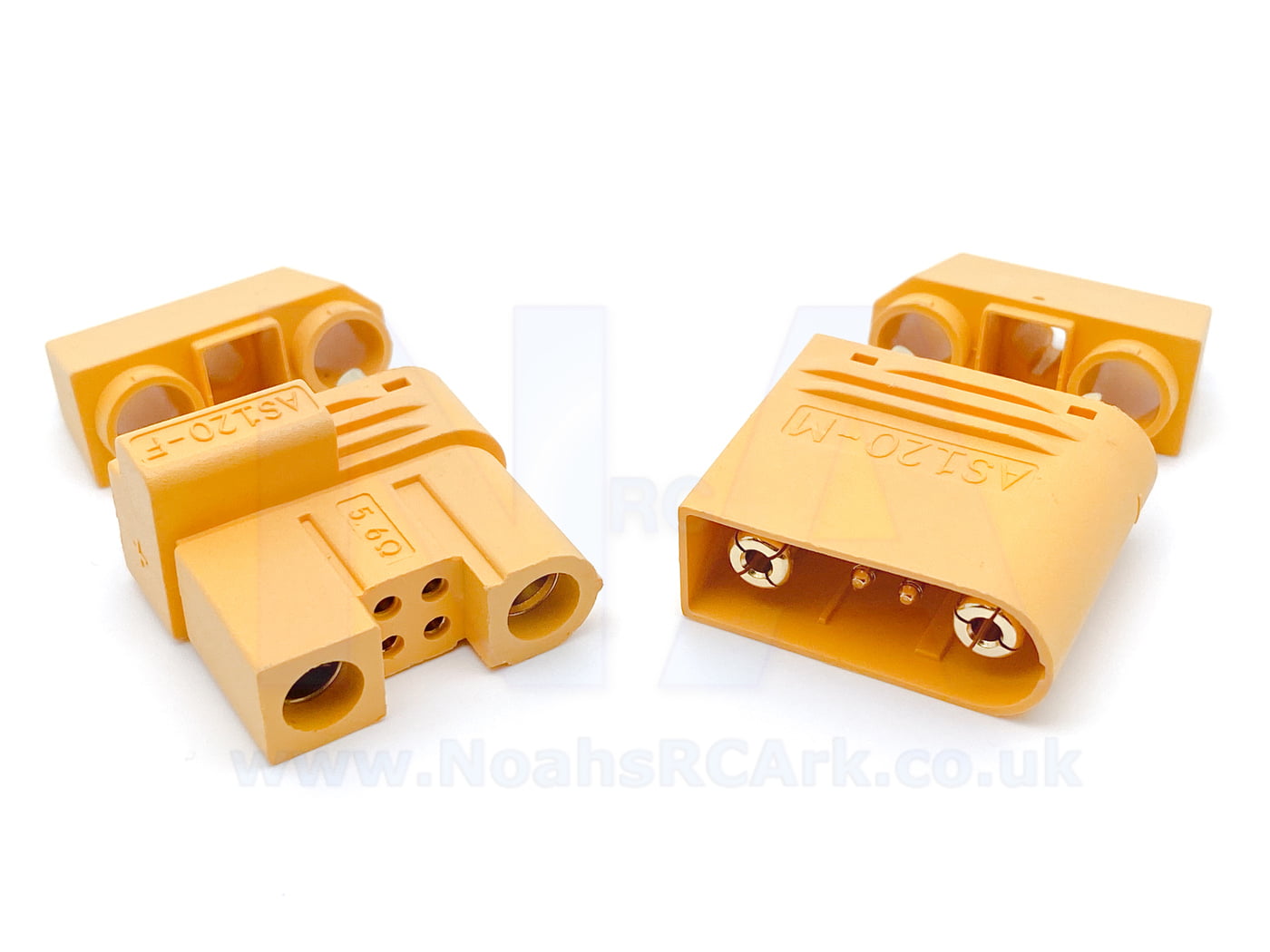 Amass AS120 1 Pair 10AWG 6 Pin Balance Battery Connector 120A AS120-F ...