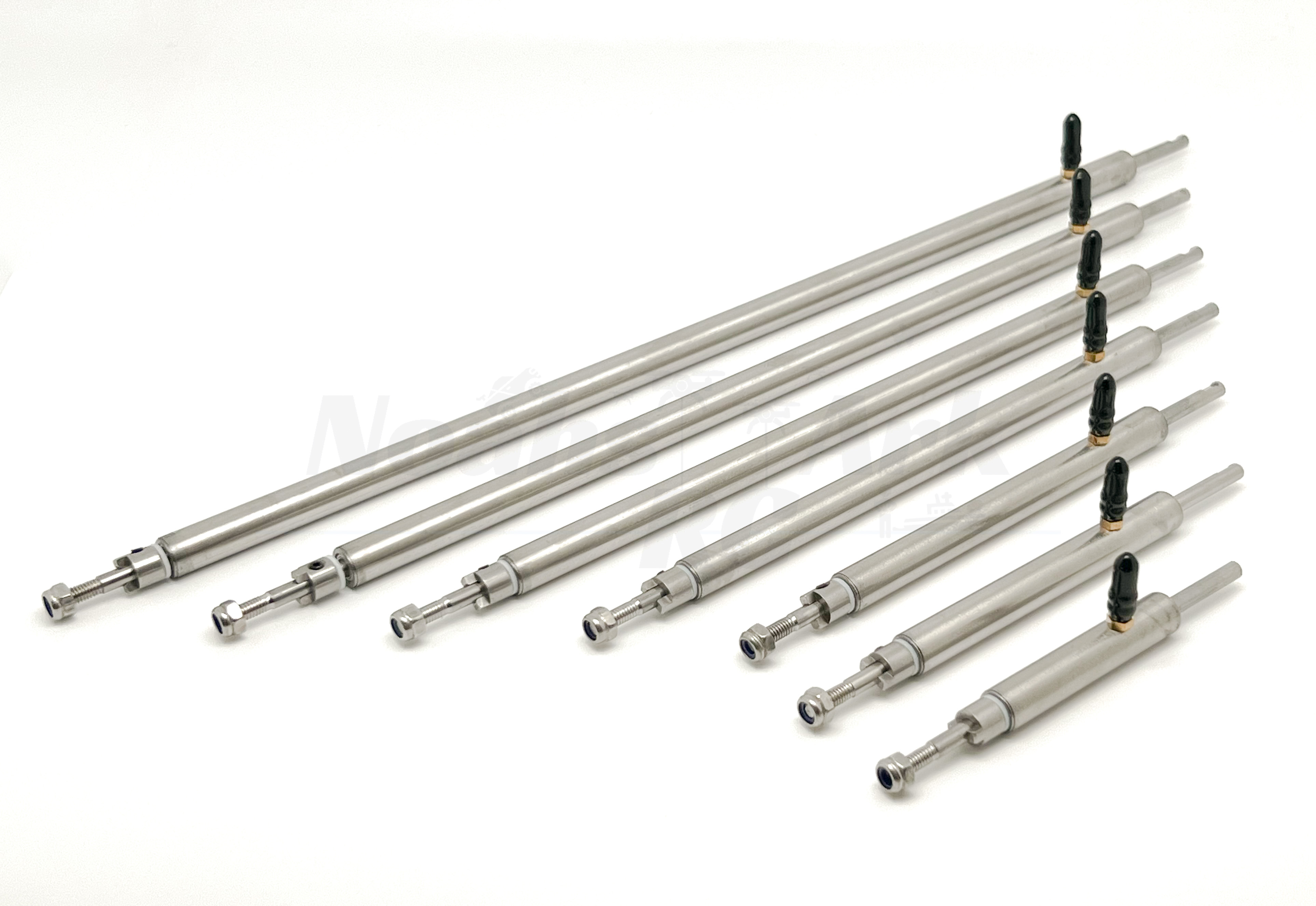 Solid Stainless 4mm Shaft w/Bearings & Nipple – 350mm RC models Part ...