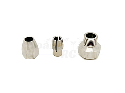 Stainless Motor Flexi Coupling[M8 x 6.35mm (¼")