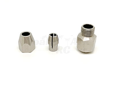 Stainless Motor Flexi Coupling (M8 x 6.35mm (¼")