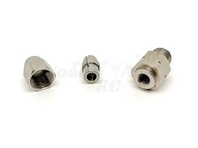 Stainless Motor Flexi Coupling (M8 x 6.35mm (¼")