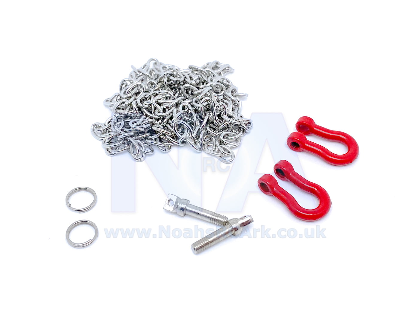 Rescue Chain w/SHACKLES-Red – RC models Part | Noah's RC Ark