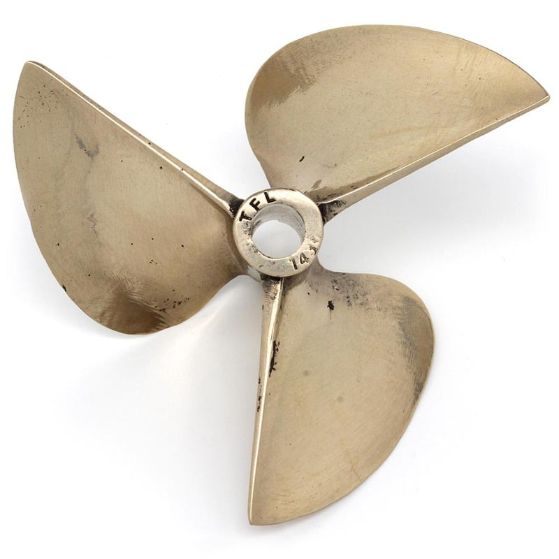 TFL 72mm 3 Blade Copper Propeller 1.6" Pitch (6.35mm,1/4")