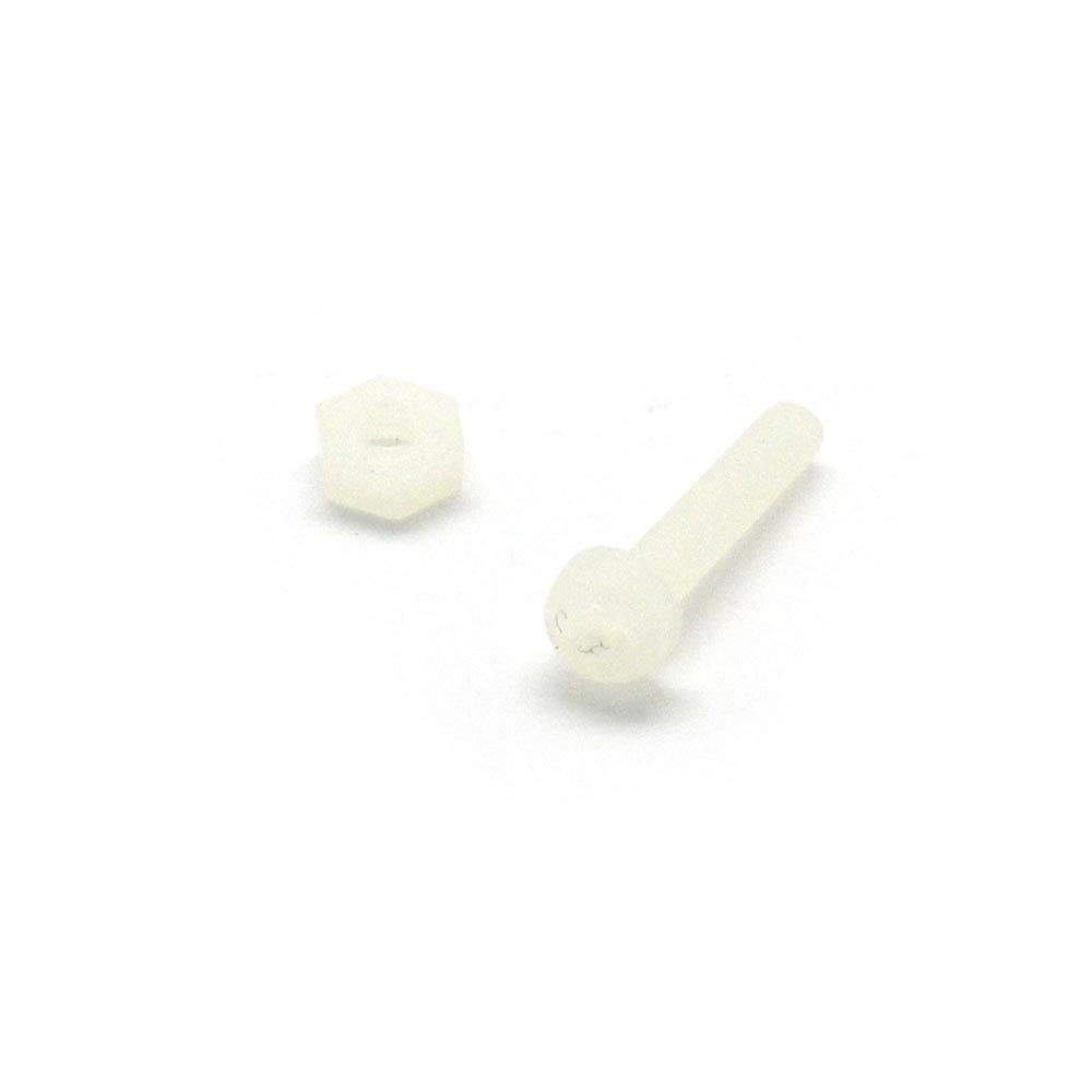 Plastic Sheer Bolt w/Nut (M3 x 15mm)