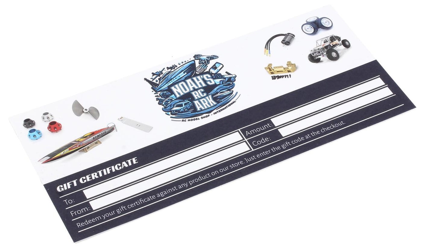 Remote Control Gifts | RC Gift Cards | RC Gift Vouchers