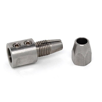 Stainless Motor Flexi Coupling (8 x 4.76mm (3/16"),Rev)