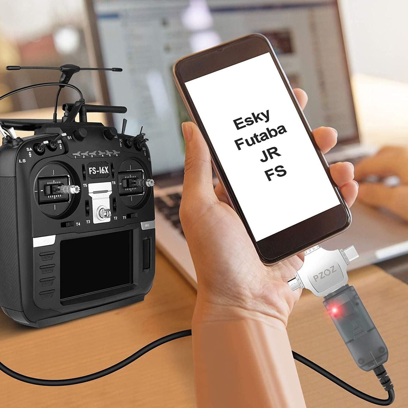 Flysky SM100 USB PPM Flight Simulator Cable